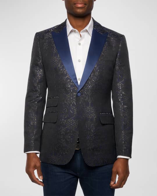Robert Graham Men's Spacecraft Jacquard Blazer | Neiman Marcus