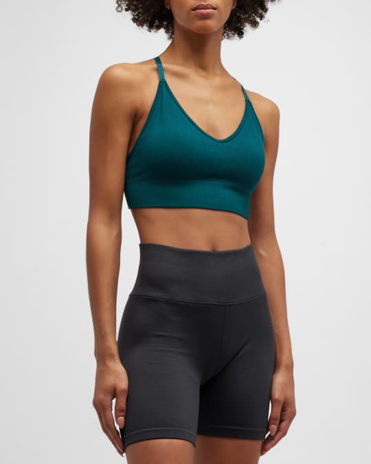 Spiritual Gangster Selene Seamless Triangle Sports Bra | Neiman Marcus