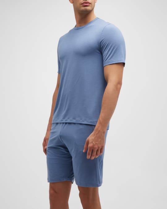 Hanro Men's Smart Sleep Short Pajama Set | Neiman Marcus