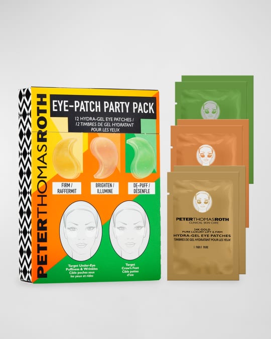 Peter Thomas Roth Limited Edition Eye-Patch Party Pack 12 Hydra-Gel Eye ...