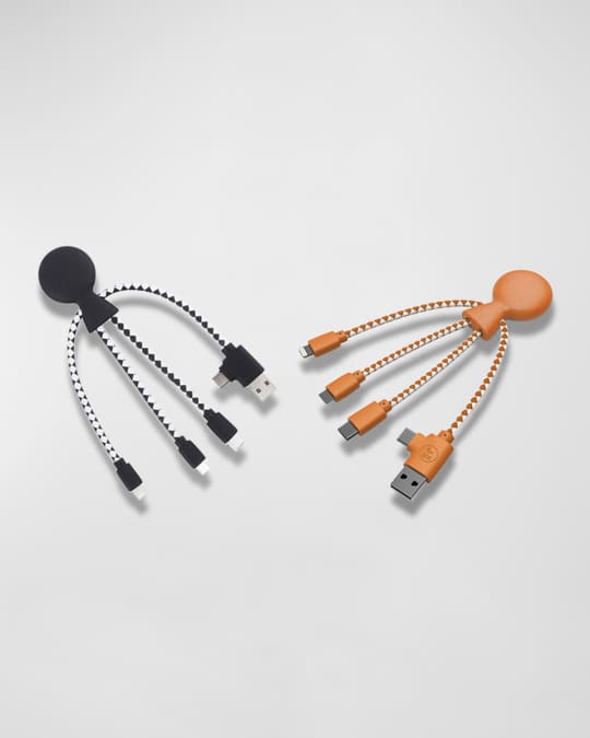 Xoopar Mr Bio Eco-friendly USB Charging Cables, Set of 2 | Neiman Marcus