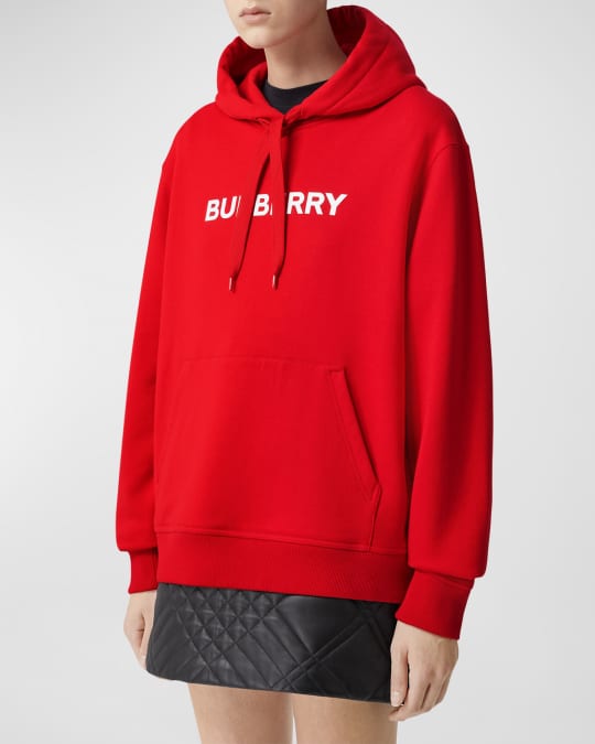 Burberry Poulter Logo Hoodie | Neiman Marcus