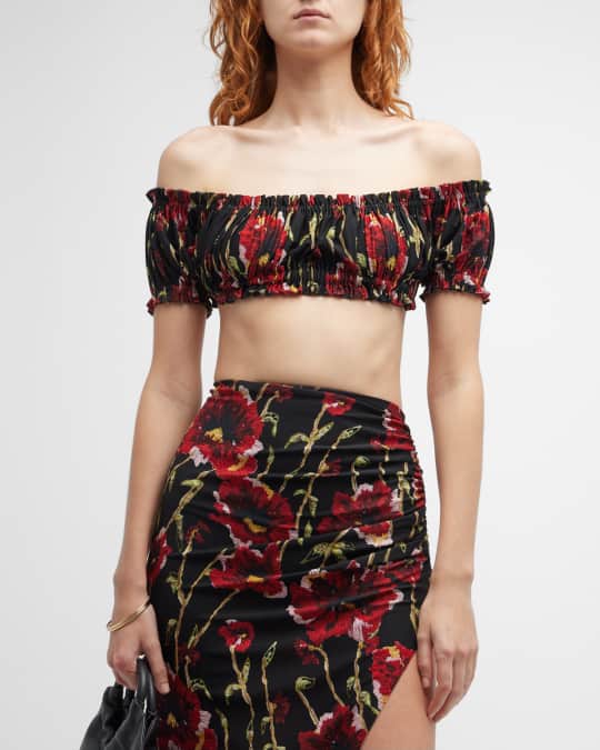 Norma Kamali Poppy Jose Off-Shoulder Top | Neiman Marcus