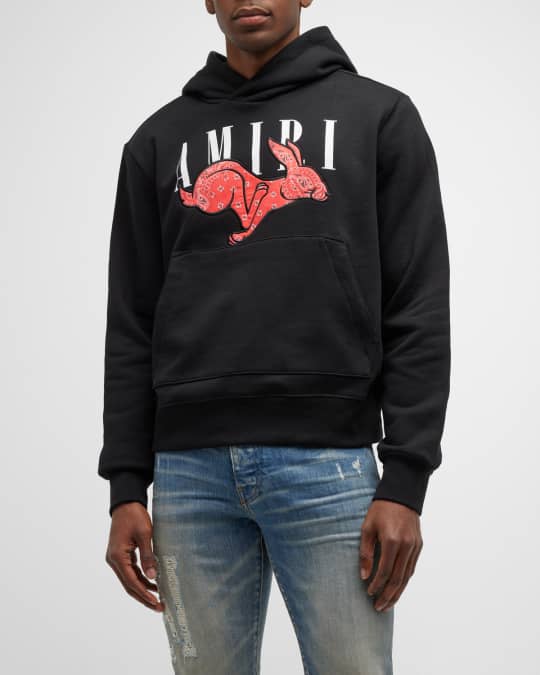 Amiri Men's Rabbit Logo Hoodie | Neiman Marcus