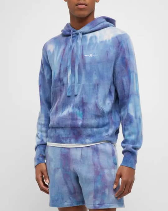 Amiri Men's Cashmere Tie-Dye Hoodie | Neiman Marcus