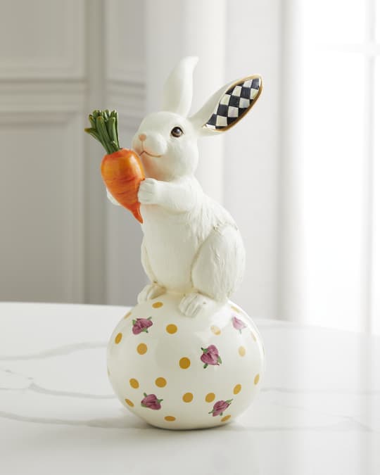 MacKenzie-Childs Rose Garden Rabbit | Neiman Marcus