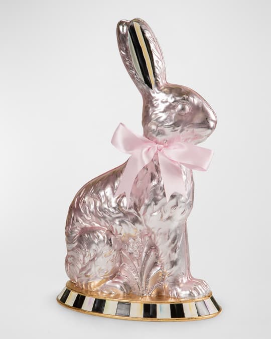 MacKenzie-Childs Chocolate Foil Decorative Bunny, Large | Neiman Marcus