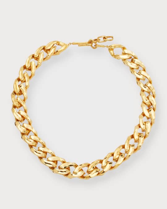 Joanna Laura Constantine Wave Chain Statement Necklace | Neiman Marcus
