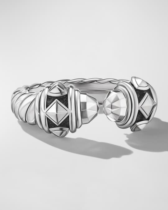 David Yurman Renaissance Cable Ring in Silver, 6.5mm | Neiman Marcus