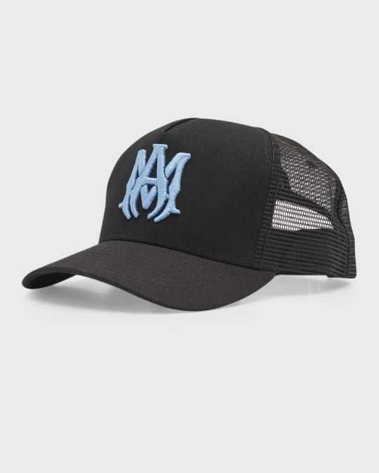 Amiri Men's MA-Logo Trucker Hat | Neiman Marcus