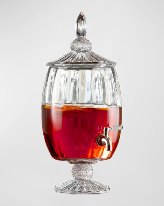 Fifth Avenue Madison Optic Glass Beverage Dispenser | Neiman Marcus