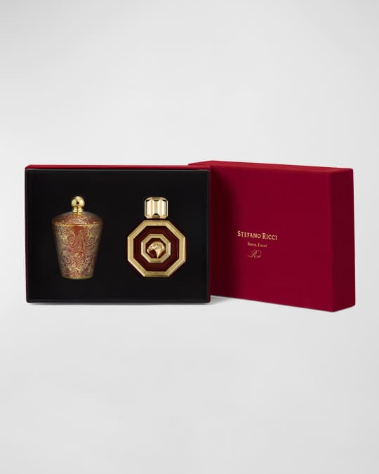 Stefano Ricci Royal Eagle Red Cologne and Candle Gift Set | Neiman Marcus