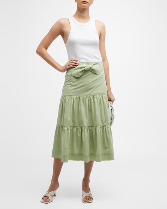 Veronica Beard Austyn Combo Midi Tank Dress | Neiman Marcus