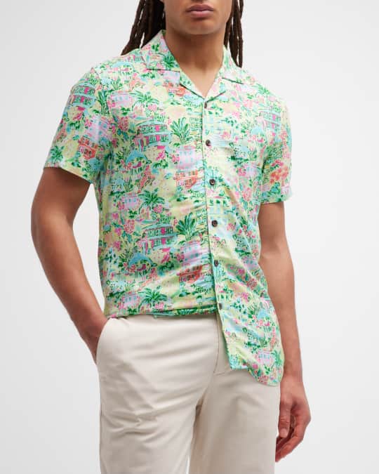 SIAMO VERANO Men's Aruba Camp Shirt | Neiman Marcus