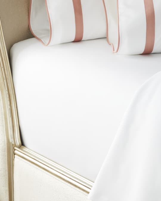 Matouk Bergamo Queen Fitted Sheet, 17" Pocket | Neiman Marcus