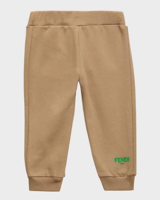 Fendi Boy's Logo-Print Sweatpants, Size 3M-24M | Neiman Marcus