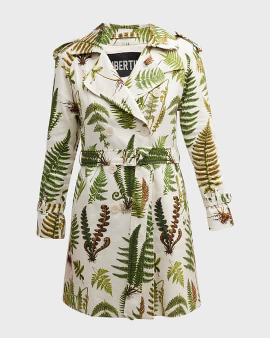 Libertine Fernie Printed Classic Trench Coat | Neiman Marcus