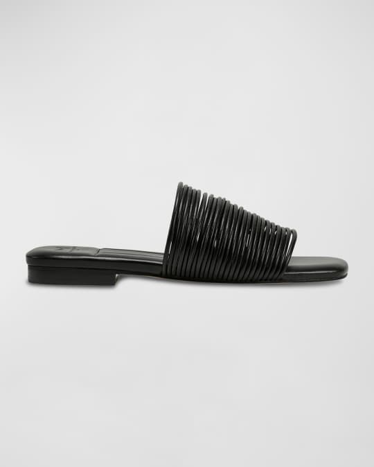 Marc Fisher LTD Maddie Spaghetti Slide Flat Sandals | Neiman Marcus