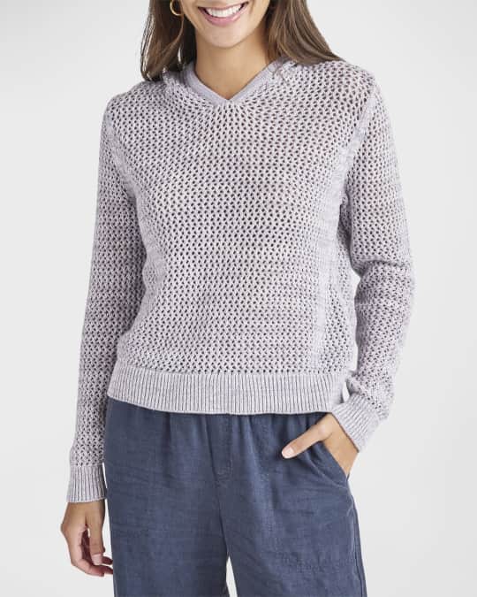 Splendid Penny Hooded Cotton Knit Sweater | Neiman Marcus