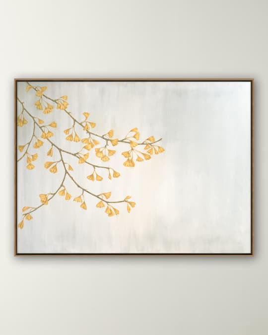 Grand Image Home "Ginkgo" Art by Bella Bigsby | Neiman Marcus