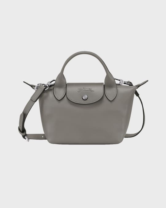 Longchamp Le Pliage Cuir XS Leather Top-Handle Bag | Neiman Marcus