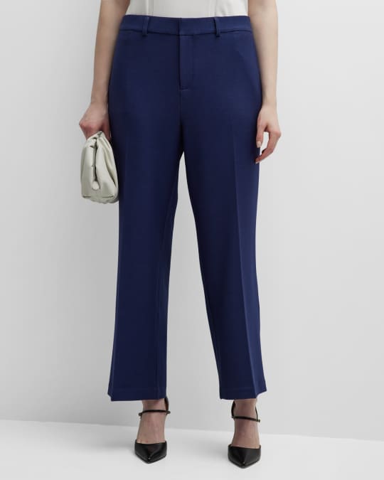 CAPSULE 121 Plus Size The Aluda Cropped High-Rise Pants | Neiman Marcus