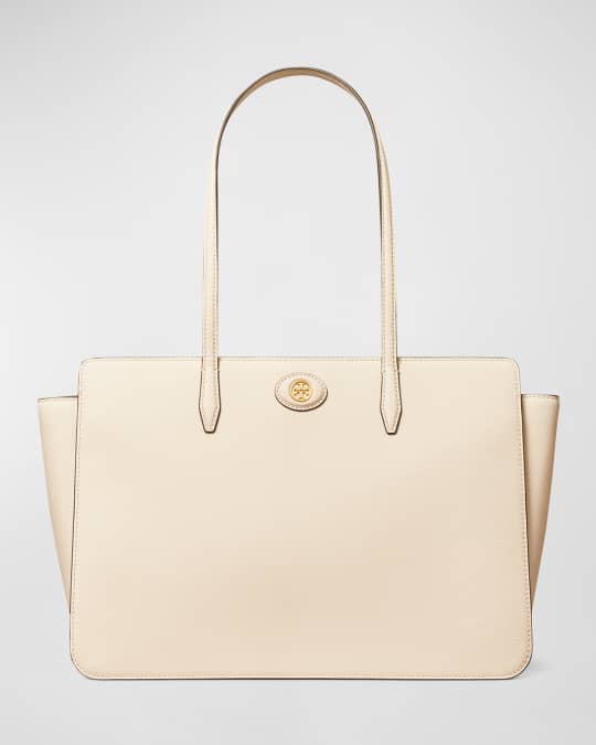 Tory Burch Robinson Pebbled Leather Tote Bag | Neiman Marcus