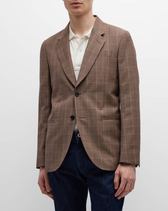 Paul Smith Men's Two-Button Plaid Sport Coat | Neiman Marcus