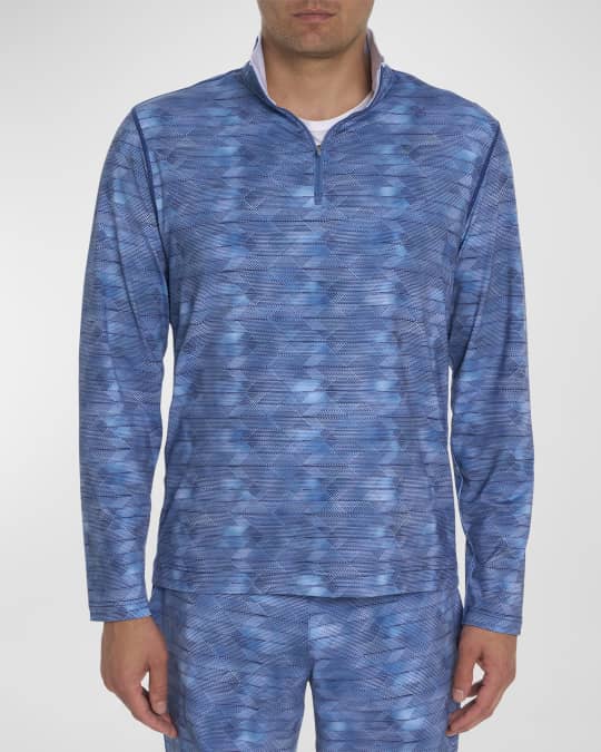 Robert Graham Men's Forman Quarter-Zip Pullover Sweater | Neiman Marcus