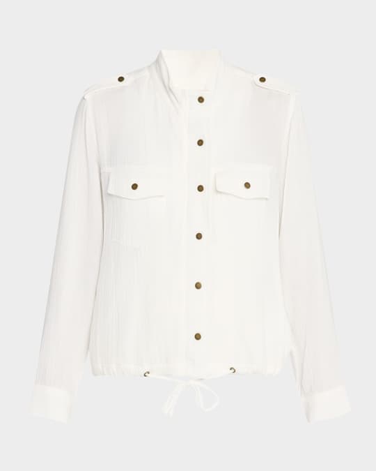 Rails Collins Gauze Jacket | Neiman Marcus