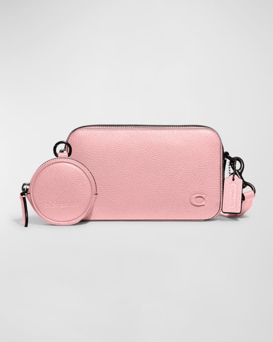 Coach Charter Zip Pebbled Leather Slim Crossbody Bag | Neiman Marcus