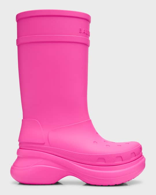 Balenciaga Crocs™ Boots | Neiman Marcus