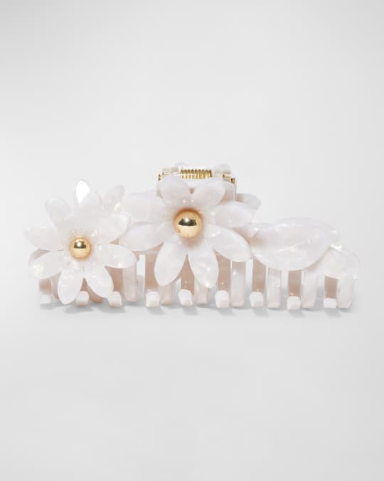 Lele Sadoughi Petunia Pearly Claw Clip | Neiman Marcus