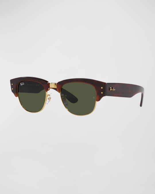 Ray-Ban Mega Clubmaster Square Plastic & Crystal Sunglasses | Neiman Marcus