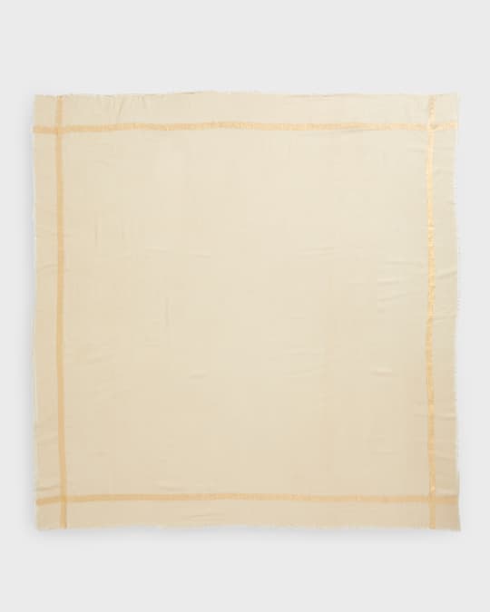 Bindya Accessories Gauze Evening Scarf With Sequin Stripe | Neiman Marcus