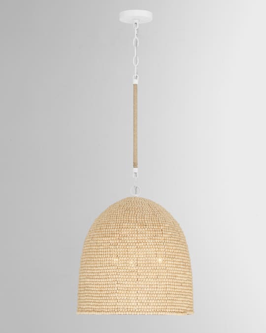 Crystorama Jasper 3-Light Natural Wood Pendant Light Chandelier ...