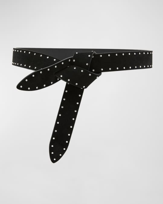 Isabel Marant Lecce Studded Pull-Through Belt | Neiman Marcus