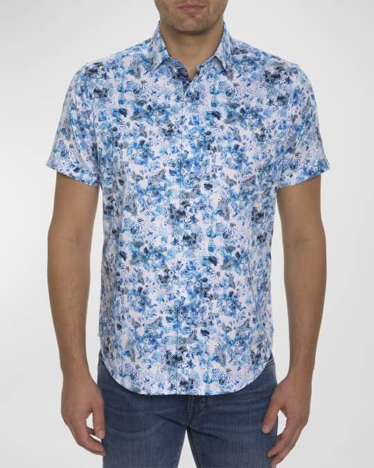 Robert Graham Men's Lowell Geometric Sport Shirt | Neiman Marcus