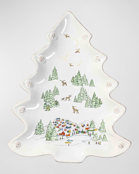 Juliska Berry & Thread North Pole Tree Tray | Neiman Marcus