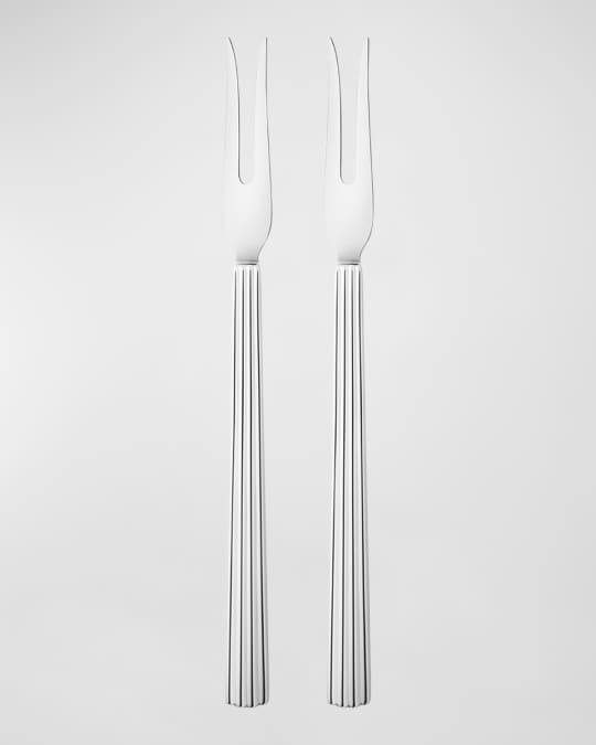 Georg Jensen Bernadotte Cold Cut Forks - Set of 2 | Neiman Marcus