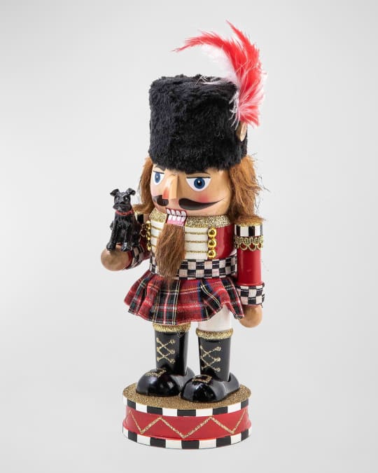 MacKenzie-Childs Tartastic Scottish Christmas Nutcracker | Neiman Marcus