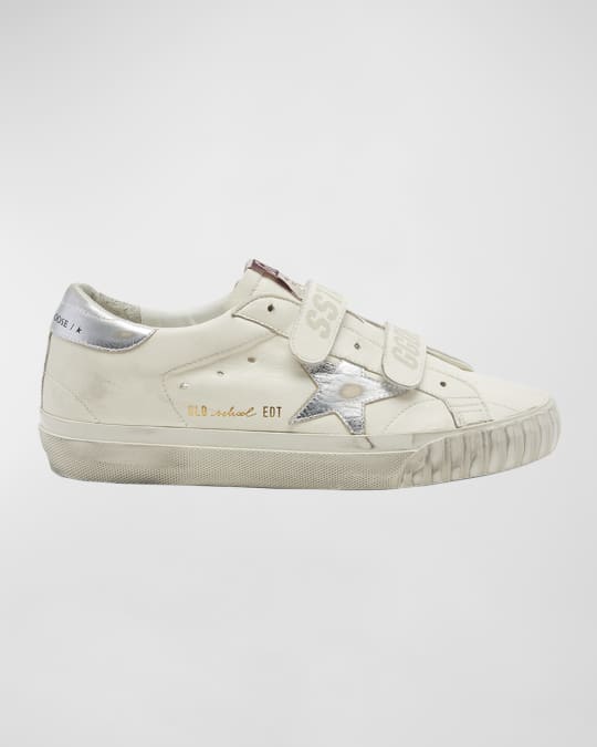 Golden Goose Old School Nappa Leather Low-Top Sneakers | Neiman Marcus