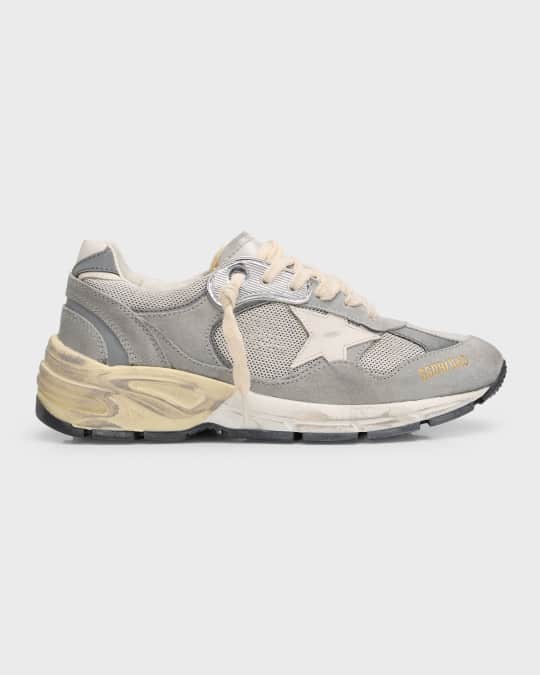 Golden Goose Star Dad Mixed Leather Running Sneakers | Neiman Marcus