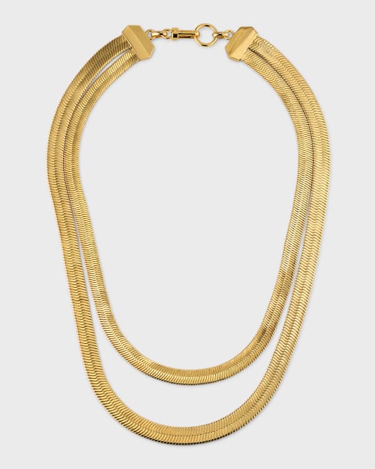 DEMARSON Lisa Double-Chain Necklace | Neiman Marcus