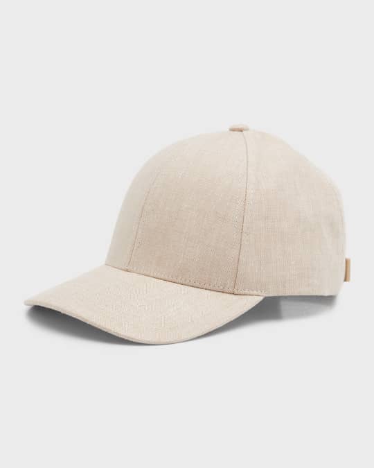 Varsity Headwear Men's Hampton Linen Baseball Hat | Neiman Marcus