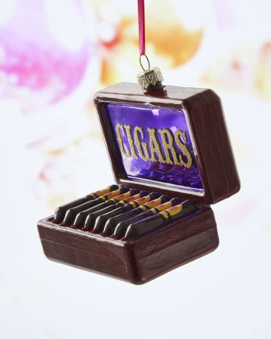 Cody Foster & Co Box of Cigars Christmas Ornament | Neiman Marcus