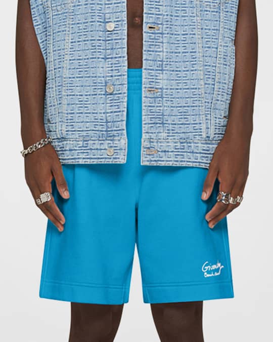Givenchy Men's Plage Beach Club Swim Shorts | Neiman Marcus