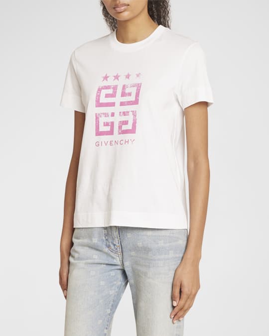 Givenchy 4G Logo Slim T-Shirt | Neiman Marcus