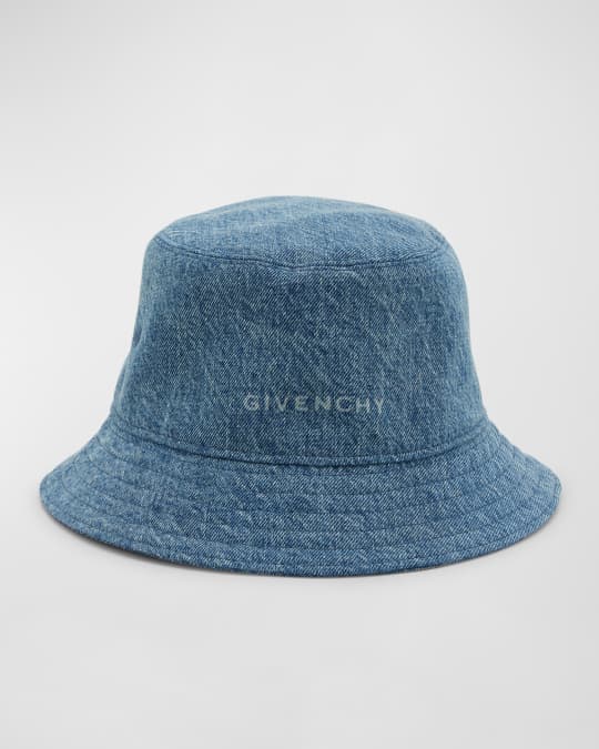 Givenchy Washed Denim Bucket Hat | Neiman Marcus