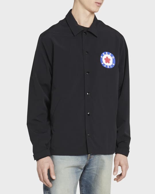 Kenzo Men's Target Logo Coach Jacket | Neiman Marcus